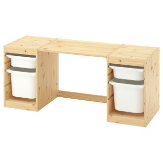 IKEA TROFAST Schreibtisch mit Boxen