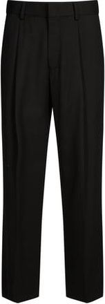 Nn.07 Pantalon droit en laine m&eacute;lang&eacute;e