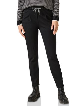 Cecil Damen B378180 Hose Im Casual Fit, Schwarz,XXL / 30L