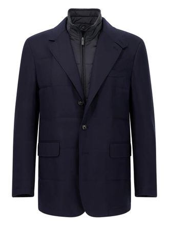 Boggi Milano blazer &agrave; gilet d&eacute;tachable - Bleu