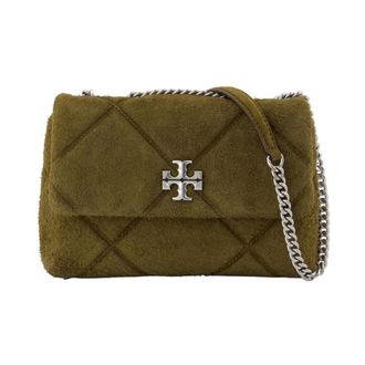 Tory Burch Sac &agrave; bandouli&egrave;re convertible vert diamant - Femme - Sacs - Vert - Taille: ONE Size