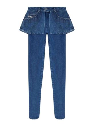 Diesel Pantalons D&eacute;contract&eacute;s - Denim