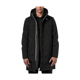 K-Way Homme, Manteaux, Noir, Taille: 2XL Thomas Bonded Parka