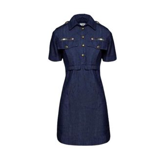 Aeronautica Damen, Kleider, Blau, MGr&ouml;&szlig;e