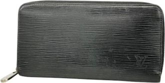 Louis Vuitton unisex, Pre-owned, Noir, Taille: ONE Size Portefeuille en tissu Pre-owned