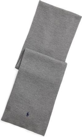 Ralph Lauren Schal aus waschbarem Merino-Rippstrick in