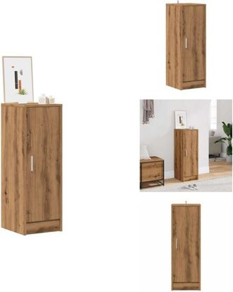 vidaXL Vidaxl - Schuhschrank Artisan-Eiche 32x35x92 cm Holzwerkstoff - Schuhschrank - Schuhschr&auml;nke - Schuhaufbewahrung - Schuhorganizer