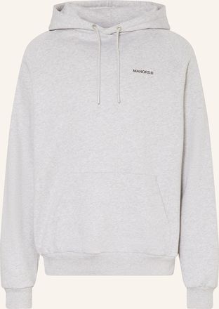 Manors Manors Hoodie Organic Logo grau