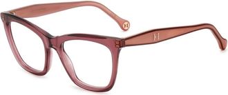 Carolina Herrera Femme, Accessoires, Rose, Taille: 51 MM Lunettes de vue carr&eacute;es