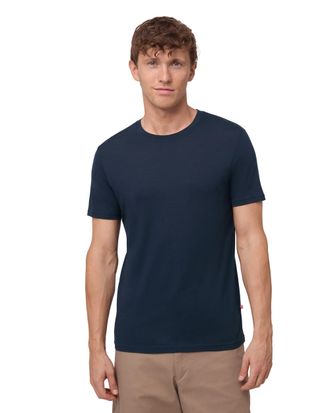 Danish Endurance 100% Merinowolle T-Shirt Herren, Atmungsaktives Unterhemd, Funktionsshirt, Dunkles Marineblau, XXL