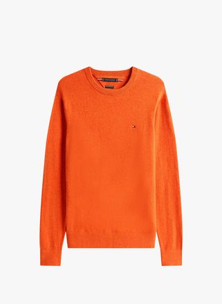 Tommy Hilfiger Pull col rond en coton et cachemire