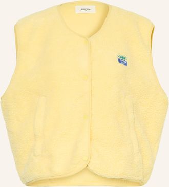 American Vintage American Vintage Teddyfell-Weste gelb