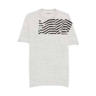 Golden Goose Journey T-Shirt - - Tops - Herren - Grau - L