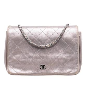 Chanel Portefeuille sur cha&icirc;ne Pre-owned - Femme - Pre-owned - Rose - Taille: ONE Size