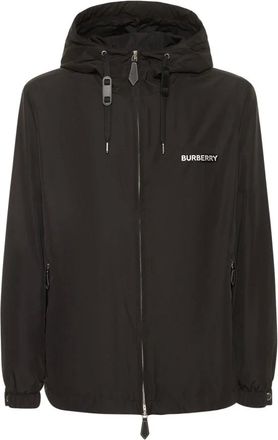 Burberry Homme, Vestes, Noir, Taille: XL Coupe-vent &agrave; capuche