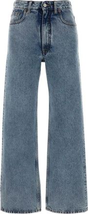Maison Margiela Femme, Jeans, Bleu, Taille: W27 Wide Leg Denim Jeans
