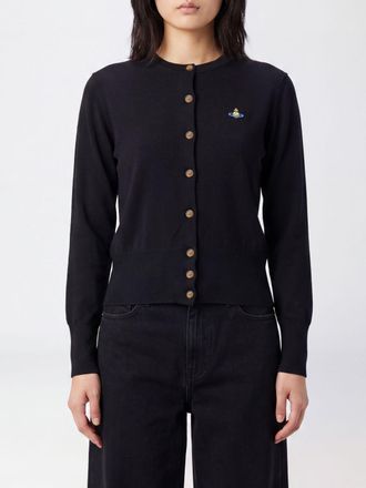 Vivienne Westwood Rundhals-Cardigan aus Merinowolle mit gesticktem Orb-Logo