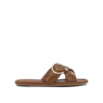 Ferragamo Elyzia Leder-Slipper - - Shoes - Damen - Braun - 36 EU