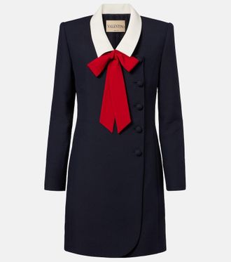 Valentino Robe en Cr&ecirc;pe Couture &agrave; noeud