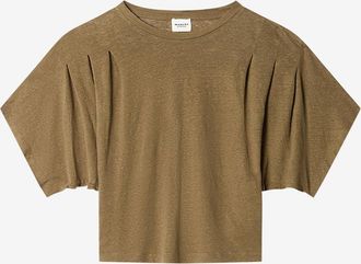 Isabel Marant Tee Shirt Kyanza - Femme - Fonc&eacute; Kaki - Taille XS - Marant &Eacute;toile