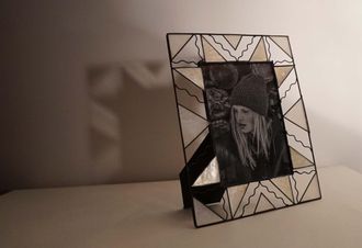 Generico Bilderrahmen aus Perlmutt, f&uuml;r Fotografie, 10 x 15 cm