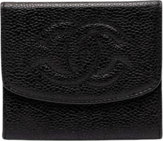 Chanel Porte-monnaie Pre-owned - Femme - Pre-owned - Noir - Taille: ONE Size