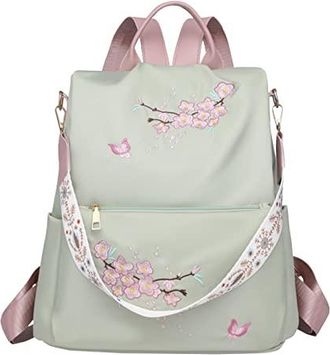 Generic Sac &agrave; bandouli&egrave;re en nylon populaire pour femmes et &eacute;tudiantes - &Eacute;l&eacute;gant sac d&eacute;cole beige avec compartiment pour stylo - Compagnon pratique au quotidi