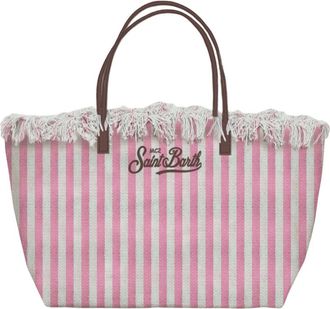 MC2 Saint Barth Femme, Sacs, Rose, Taille: ONE Size City Bag Mid Fringe
