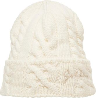 Golden Goose Caps & Mützen - Beanie with cable knit pattern Dee - Gr. ONE SIZE - in Weiß - für Damen