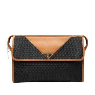 Saint Laurent Pre-owned Clutch - - Pre-owned - Damen - Schwarzk - ONE SIZE