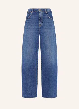 7 For All Mankind Jeans Bonnie Curvilinear Wide Leg Fit blau