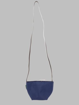Herve Chapelier PVC & Polyamide Square Mini Tote Bag - Blue