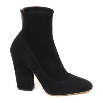 Sergio Rossi Suede Stretch Boot Shoe Model A75281 - - Shoes - Damen - Schwarzk - 35 EU