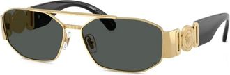 Versace Homme, Accessoires, Jaune, Taille: 58 MM Ve2287 Lunettes de soleil