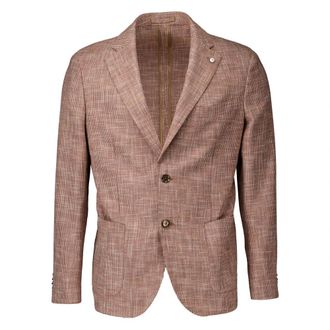 Lubiam Colberts Roest Stilvolle Blazer - - Jackets - Herren - Rosa - 3XL