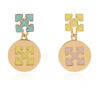 Off-white H&auml;ngerohrringe - - Accessories - Damen - Gelb - ONE SIZE