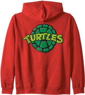 Teenage Mutant Ninja Turtles TMNT Turtle Power Logo Helden Halbschale 80er Jahre Cartoon Vintage Kapuzenjacke