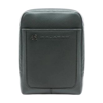 Piquadro Gr&uuml;ne Leder iPad Mini Crossbody Tasche - - Bags - Herren - Gr&uuml;n - ONE SIZE