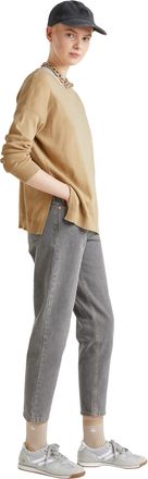 Benetton Damen Maglia Sc Barca M/L 1091d10d7 Pullover, beige, Medium