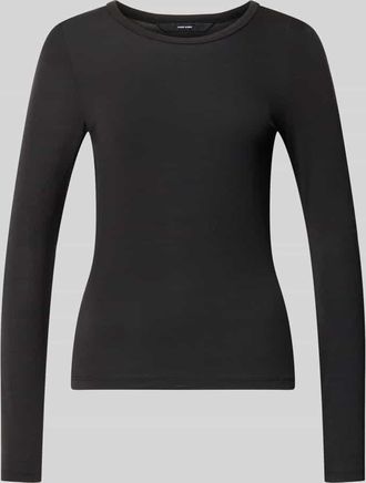 Vero Moda Slim Fit Langarmshirt aus Lyocell-Mix Modell ADA