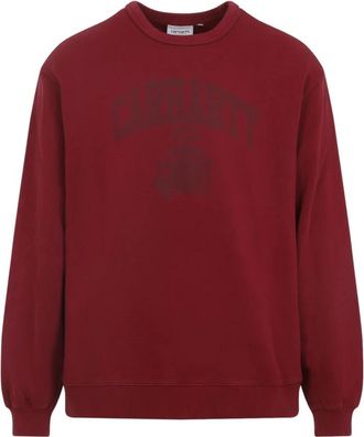 Carhartt Work in Progress Faded Pond Corps Sweat - - Sweatshirts & Hoodies - Herren - Braun - M