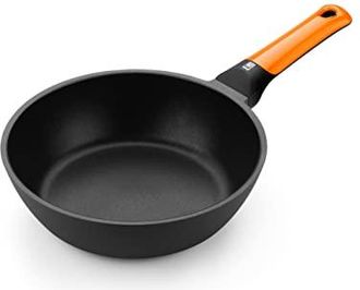 Bra Efficient Orange | Honda 20 cm Bratpfanne, Aluminiumguss mit Platinum Plus Antihaftbeschichtung, Honda, geeignet für alle Herdarten einschließlich Ind