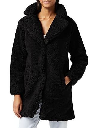 Urban Classics Femme Ladies Oversized Sherpa Coat Manteau, Noir, 3XL EU