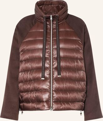 Herno Herno Daunenjacke Im Materialmix braun
