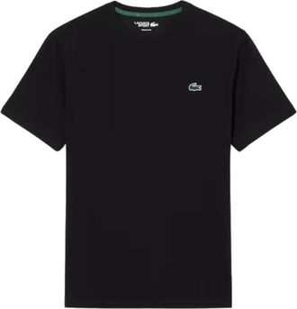 Lacoste Homme, Tops, Noir, Taille: XL T-shirt de sport Ultra Dry avec graphisme crocodile