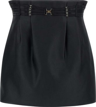 Elisabetta Franchi Mini Jupe - Noir