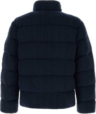 Polo Ralph Lauren Wool Blend Padded Down Jacket - Navy