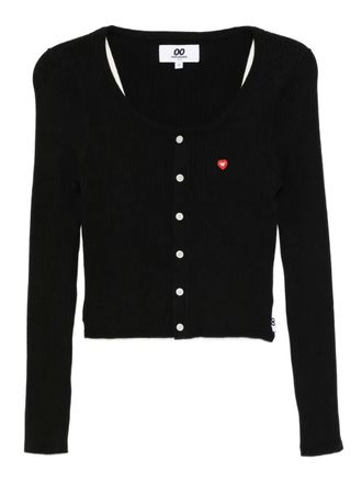 Chocoolate haut à logo brodé - Noir