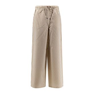Max Mara Wide Hosen - - Trousers - Damen - Beige - XS