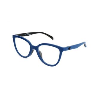 adidas unisex, Accessoires, Bleu, Taille: 51 MM Monture Lunettes Bleu Mat Aor006O